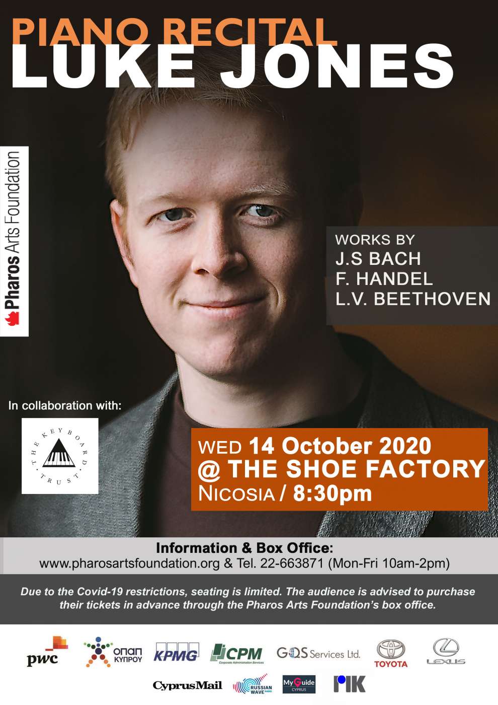 Ο εντυπωσιακός Ουαλός πιανίστας Luke Jones στην Κύπρο - Ρεσιτάλ Πιάνου ...