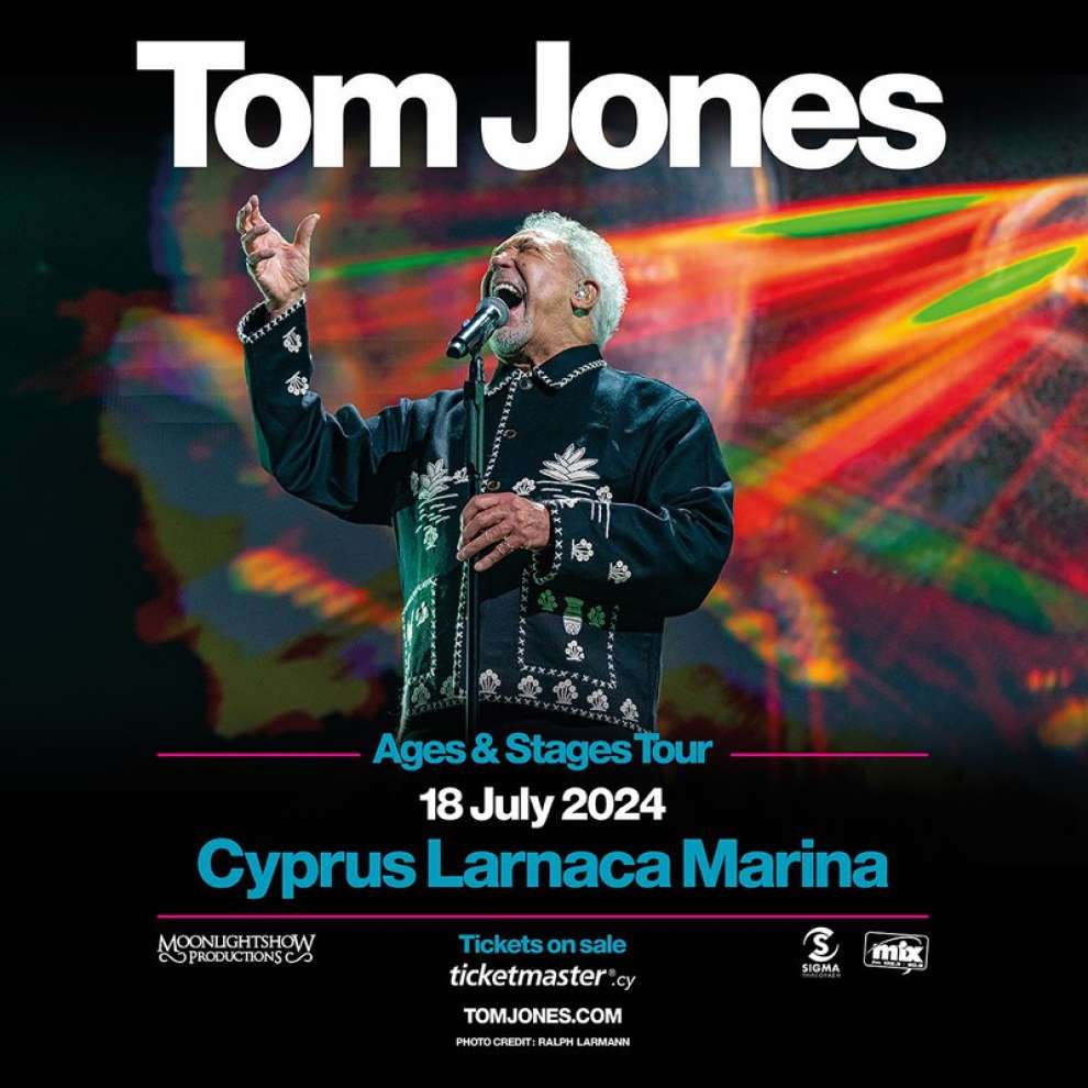 Η περιοδεία Tom Jones “Ages & Stages” έρχεται Κύπρο - O ζωντανός θρύλος ...