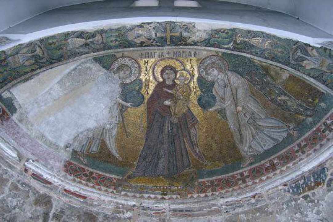 Το παλαιοχριστιανικό ψηφιδωτό της Παναγίας Αγγελόκτιστης - Ένα ...