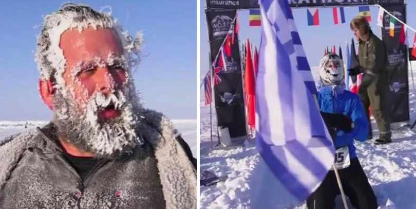 Έλληνας ο πρώτος νικητής του μαραθωνίου στον Βόρειο Πόλο - Τερμάτισε με ...